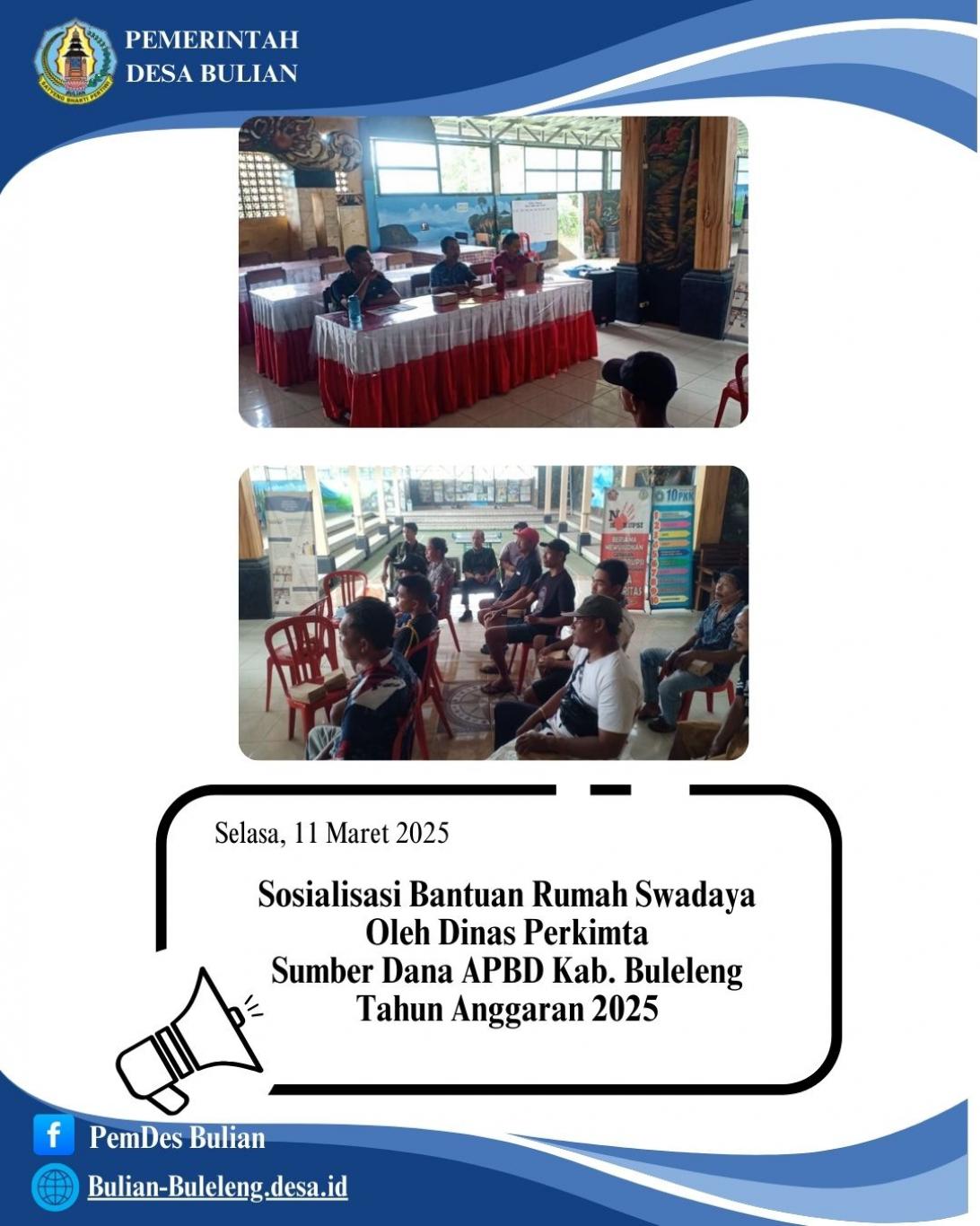 Sosialisasi Bantuan Rumah Swadaya: Mewujudkan Hunian Layak bagi ...