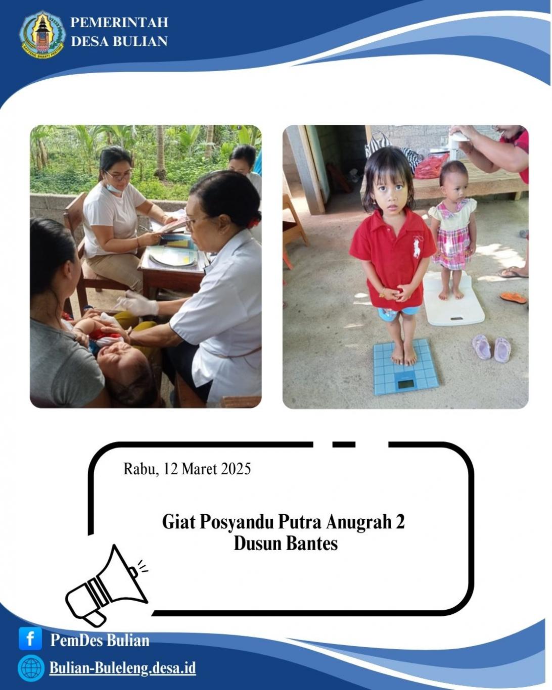 Giat Posyandu Putra Anugrah 2 Dusun Bantes: Upaya Meningkatkan ...